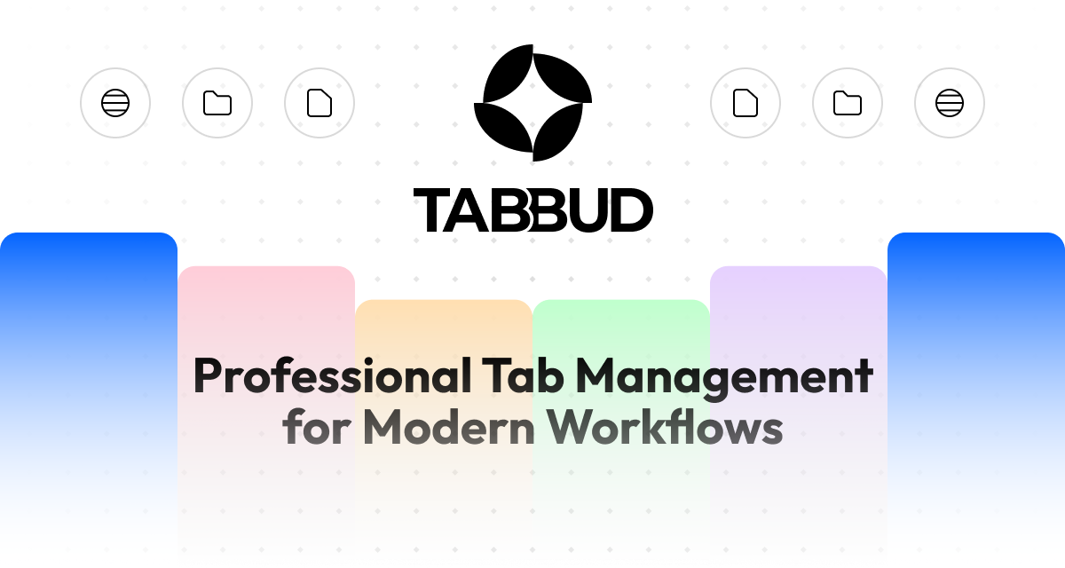 TabBud - Smart Tab & Bookmark Manager